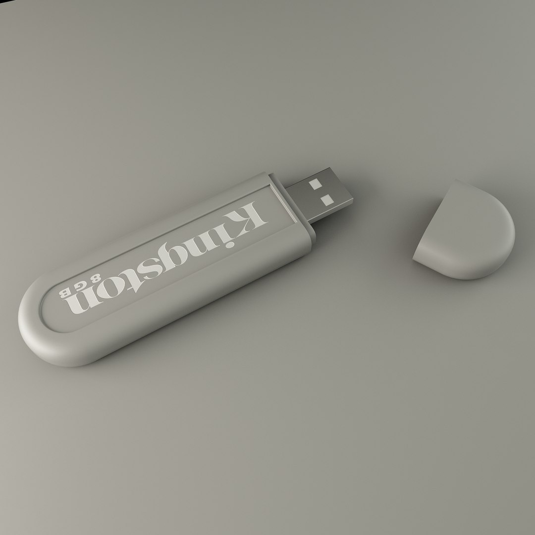 Usb Flash Memory 3d Model