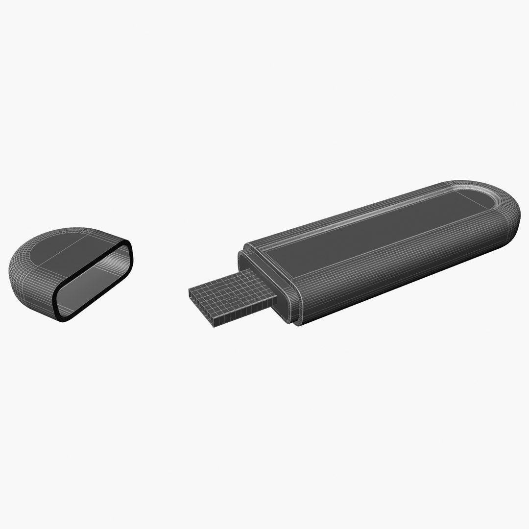 Usb Flash Memory 3d Model