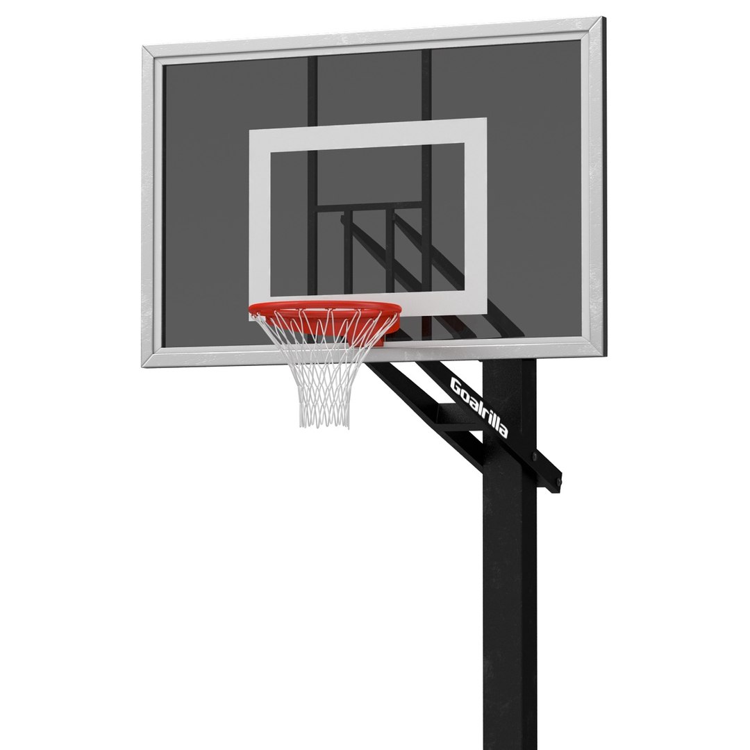 3d Basketball Hoop 4 Modeled Model