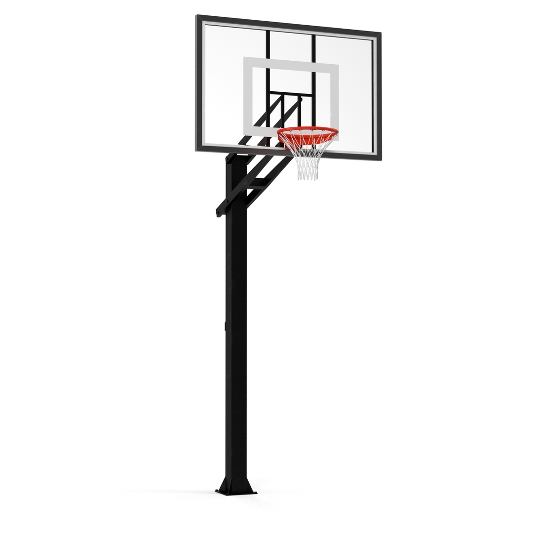 3d Basketball Hoop 4 Modeled Model