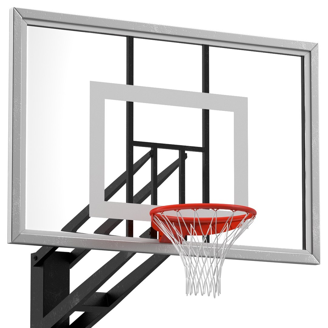 3d Basketball Hoop 4 Modeled Model