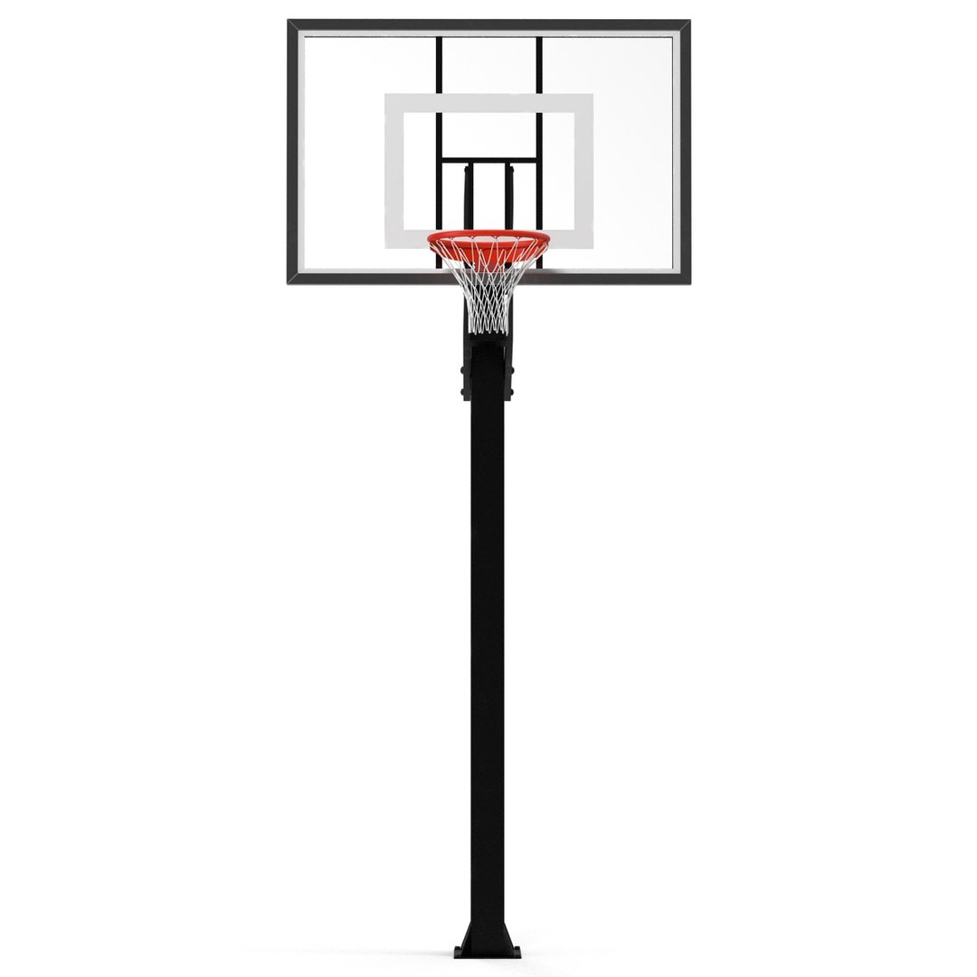 3d Basketball Hoop 4 Modeled Model