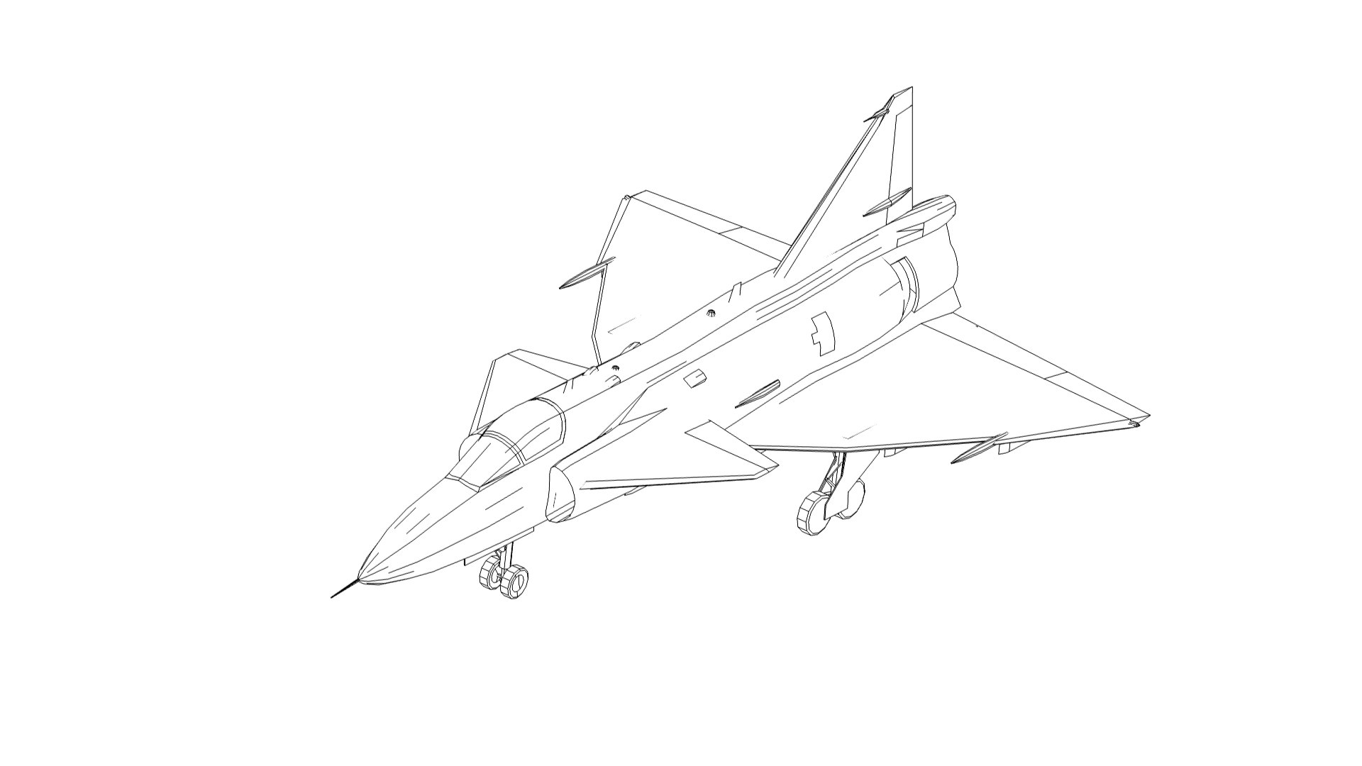 3D Saab 37 Viggen - TurboSquid 1988758
