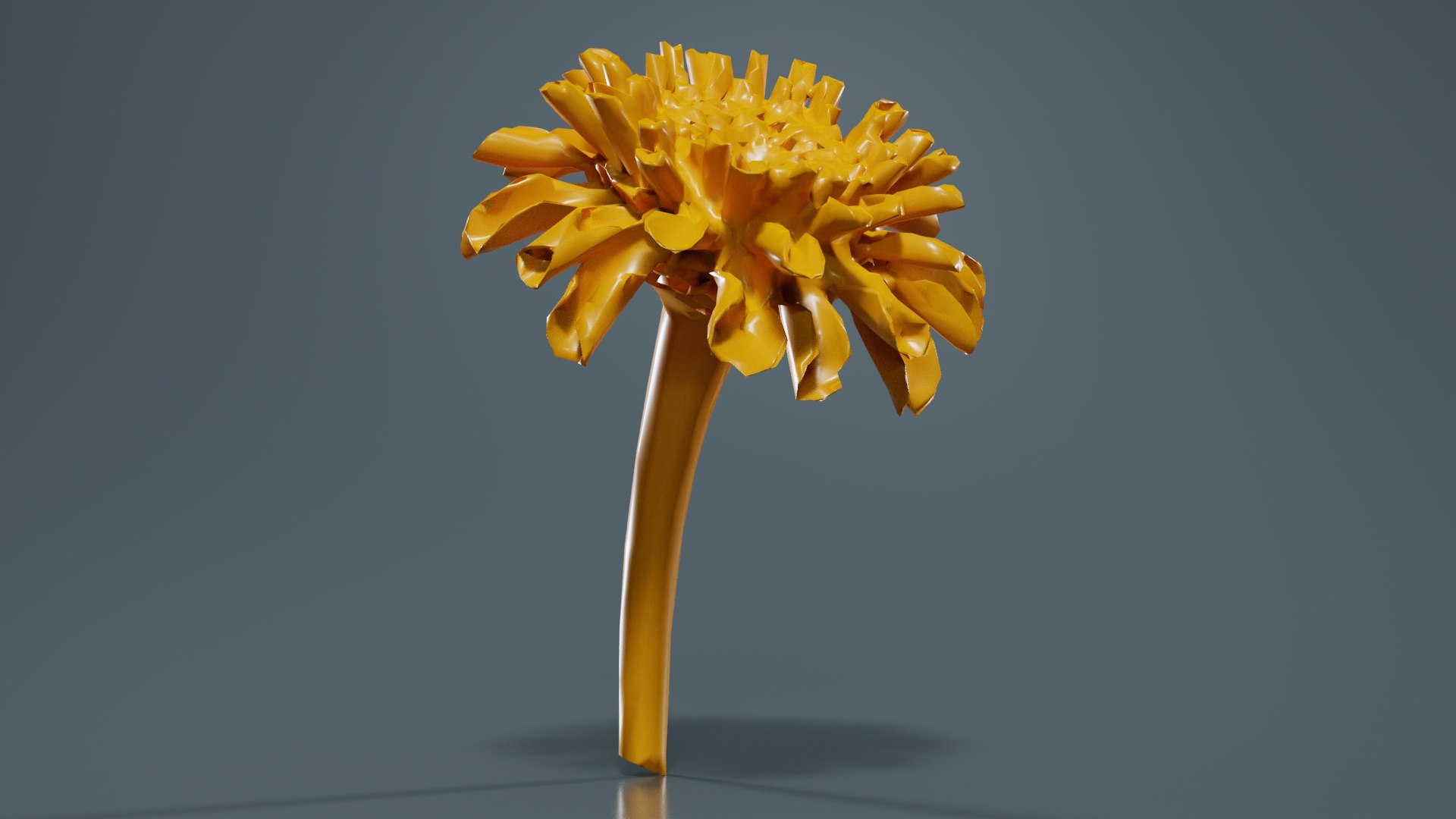 Elegant Zinnia Green Remastered 3D Model - TurboSquid 2362583