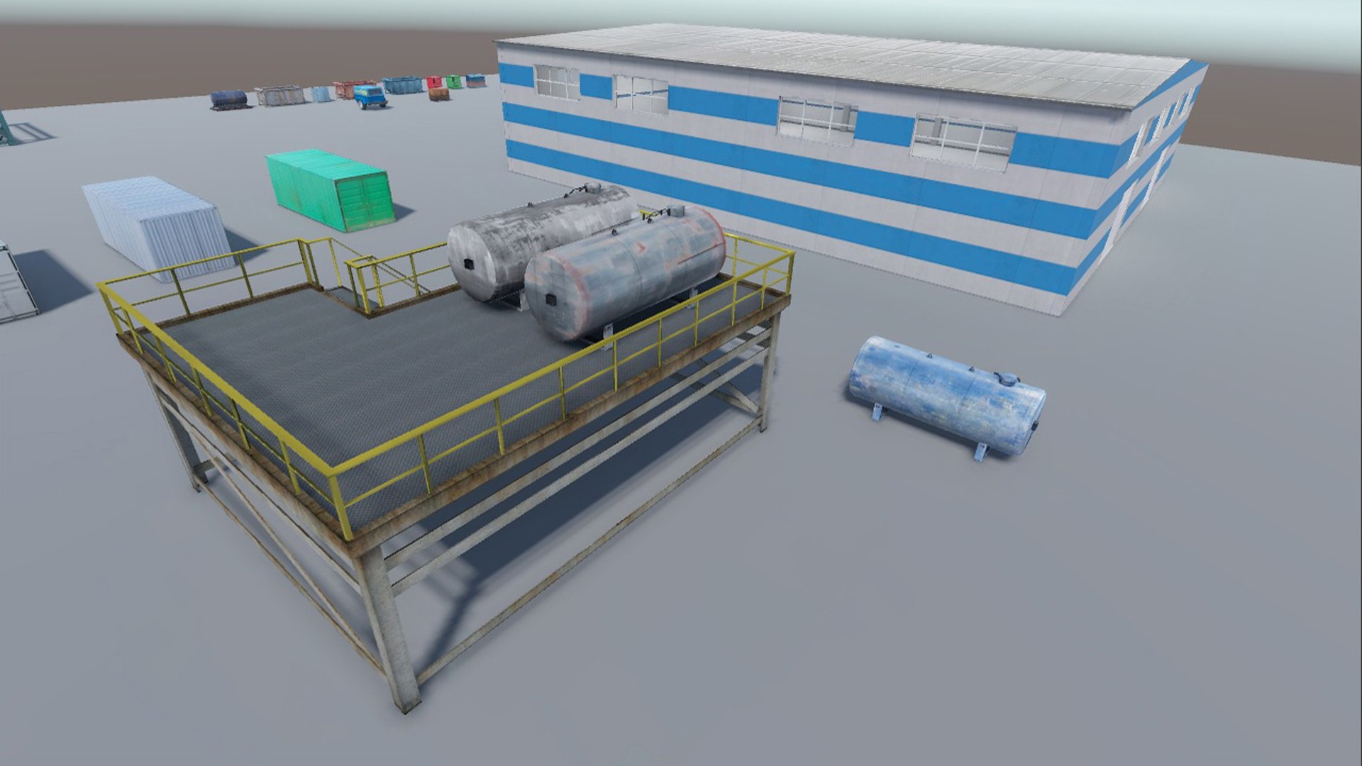 3D Industrial Objects And Warehouse - TurboSquid 2203838