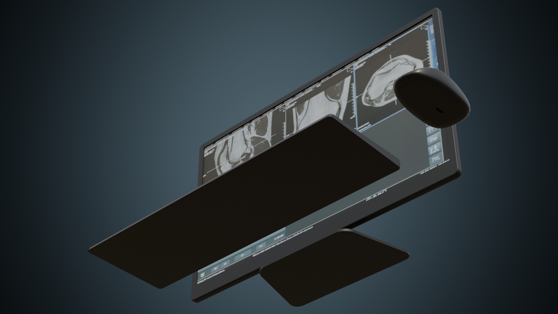 Medical Computer 2 Basic 3D Model - TurboSquid 2134507