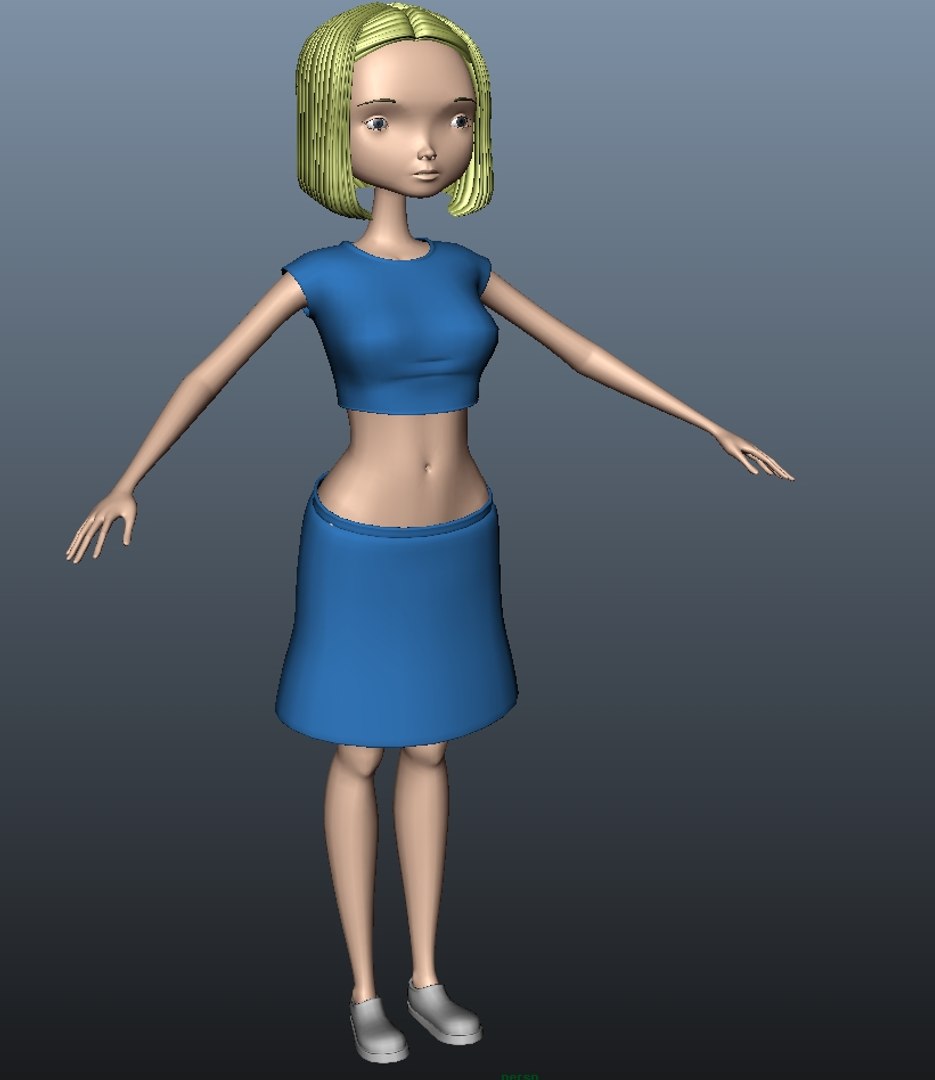 3d Toon Character