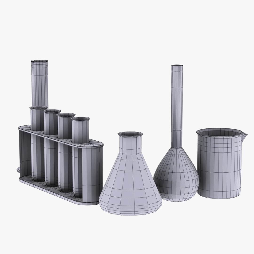 3ds Max Science Lab Vessels