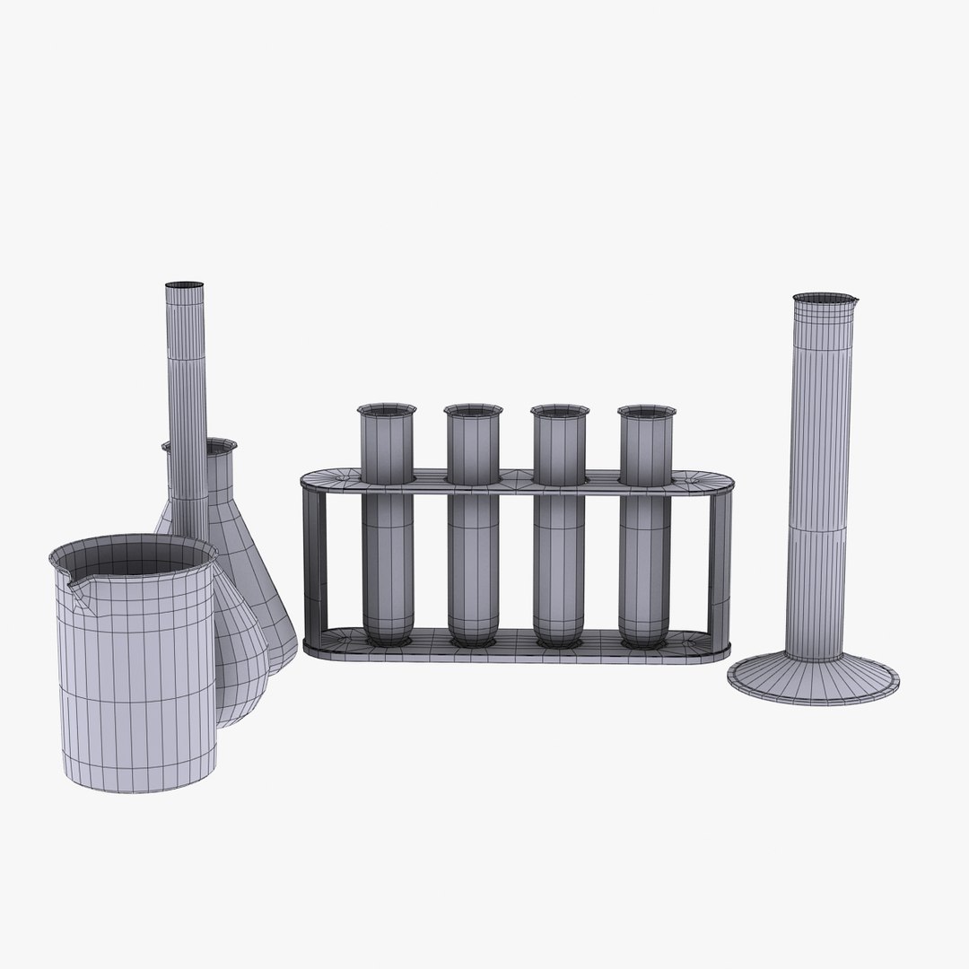 3ds Max Science Lab Vessels
