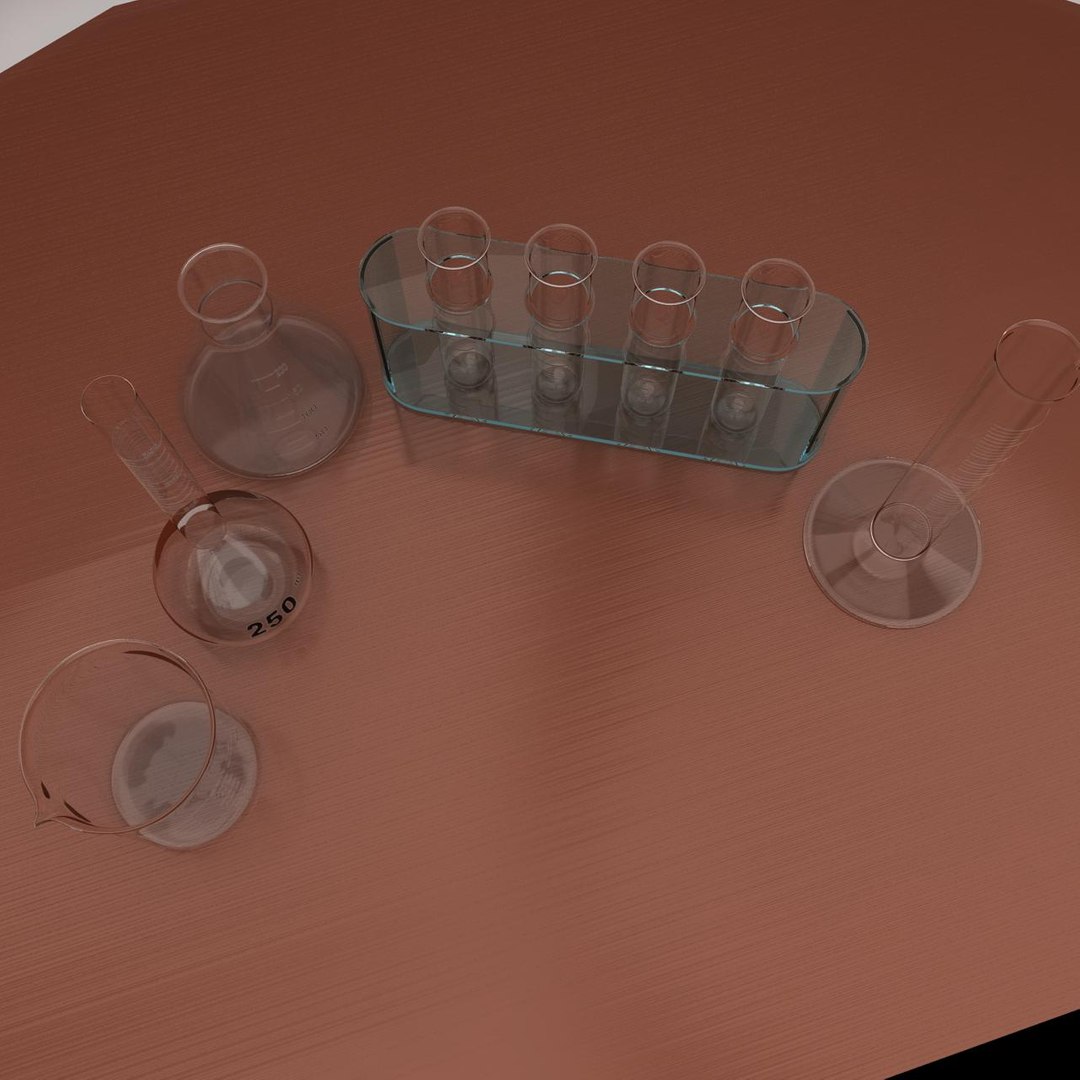 3ds Max Science Lab Vessels