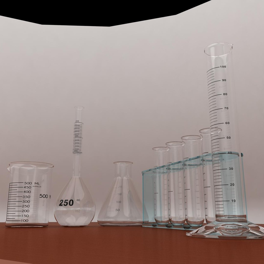 3ds Max Science Lab Vessels