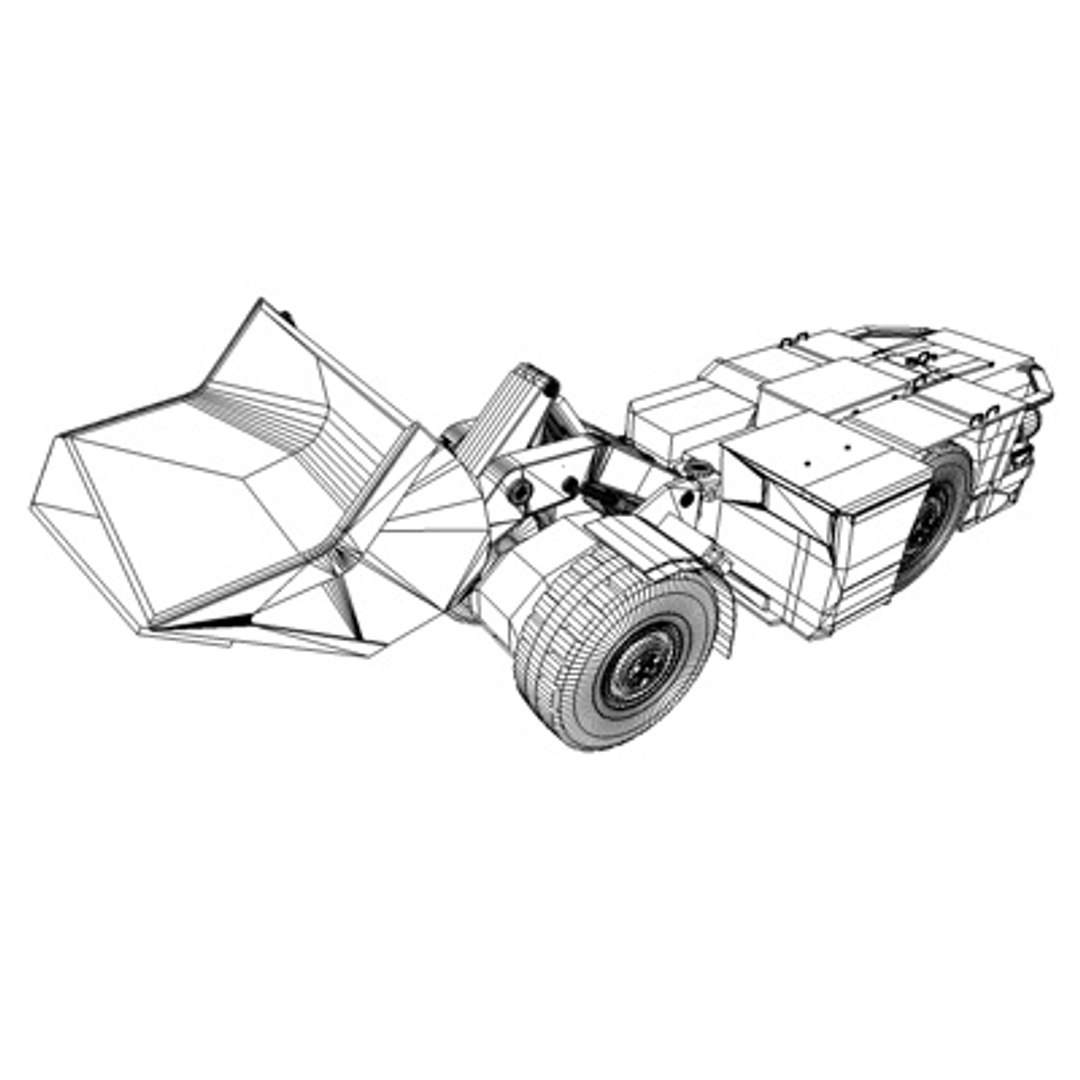 Sandvick Underground Loader 3d C4d