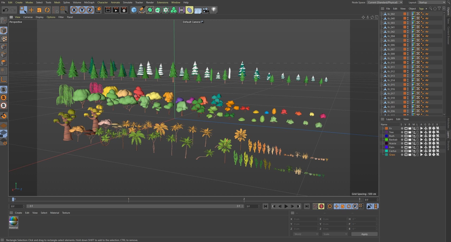 3D model low poly vegetation 1 - TurboSquid 1781515