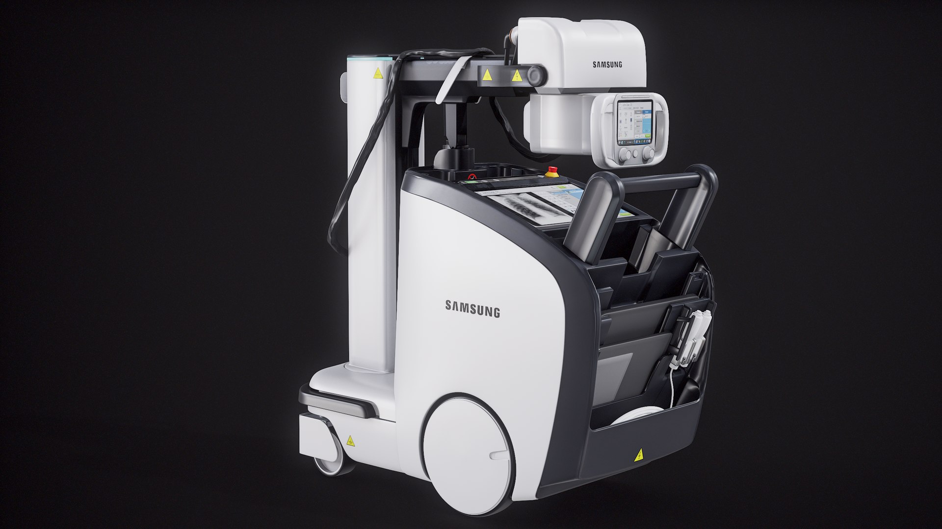 3D Samsung GM85 AccE X-Ray Diagnostic Unit PBR model - TurboSquid 2110226