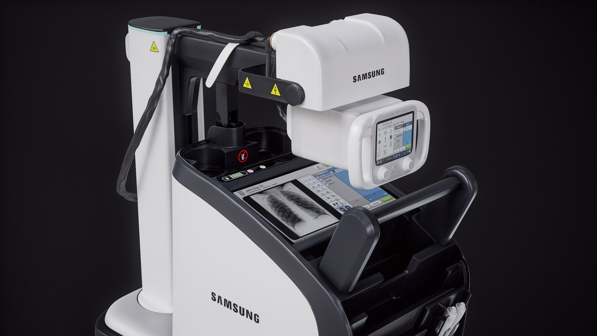3D Samsung GM85 AccE X-Ray Diagnostic Unit PBR model - TurboSquid 2110226