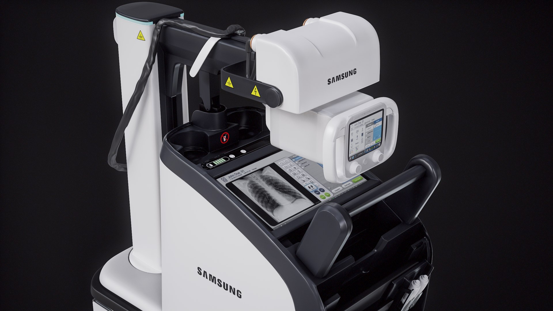 3D Samsung GM85 AccE X-Ray Diagnostic Unit PBR model - TurboSquid 2110226
