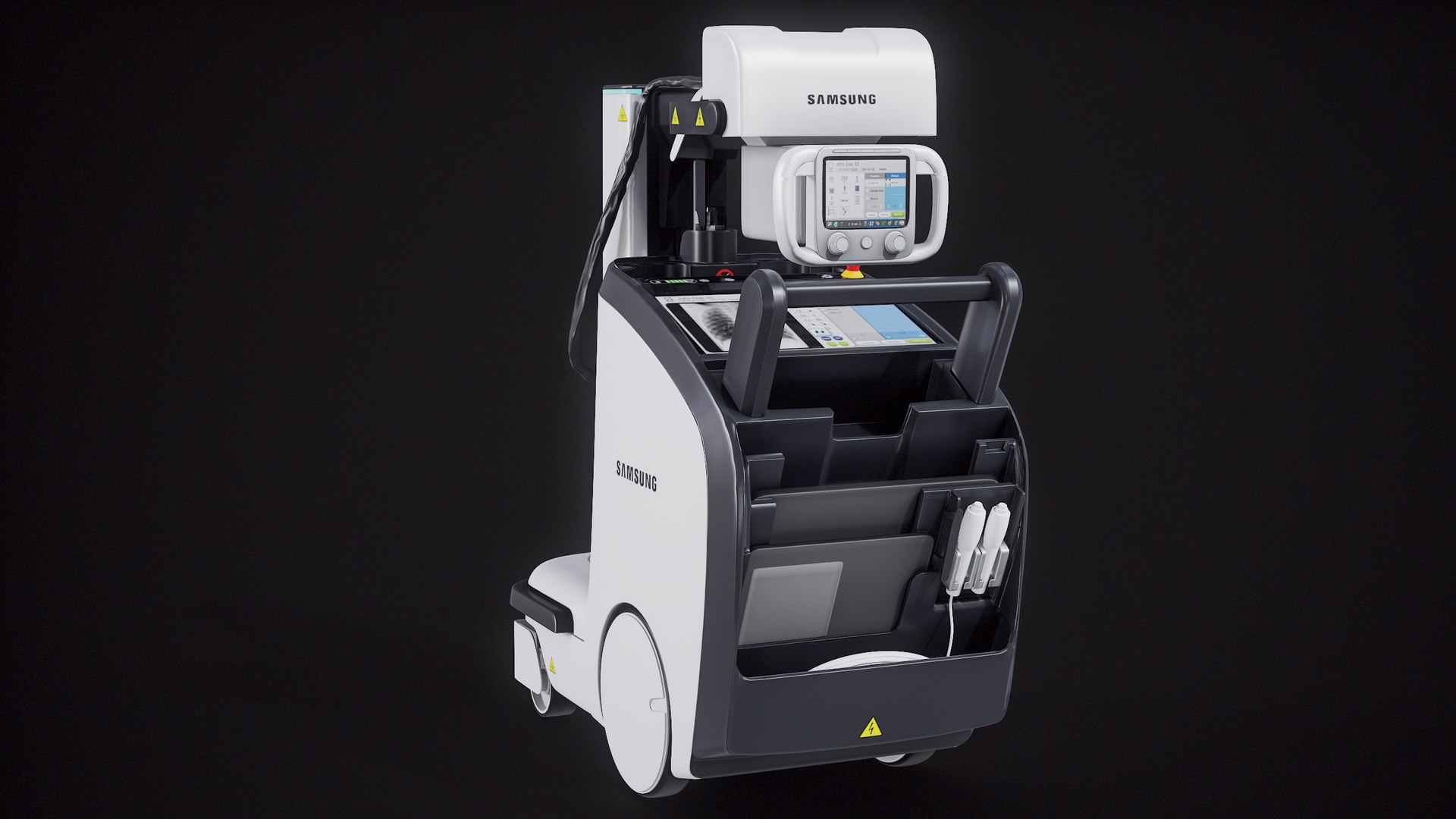 3D Samsung GM85 AccE X-Ray Diagnostic Unit PBR model - TurboSquid 2110226