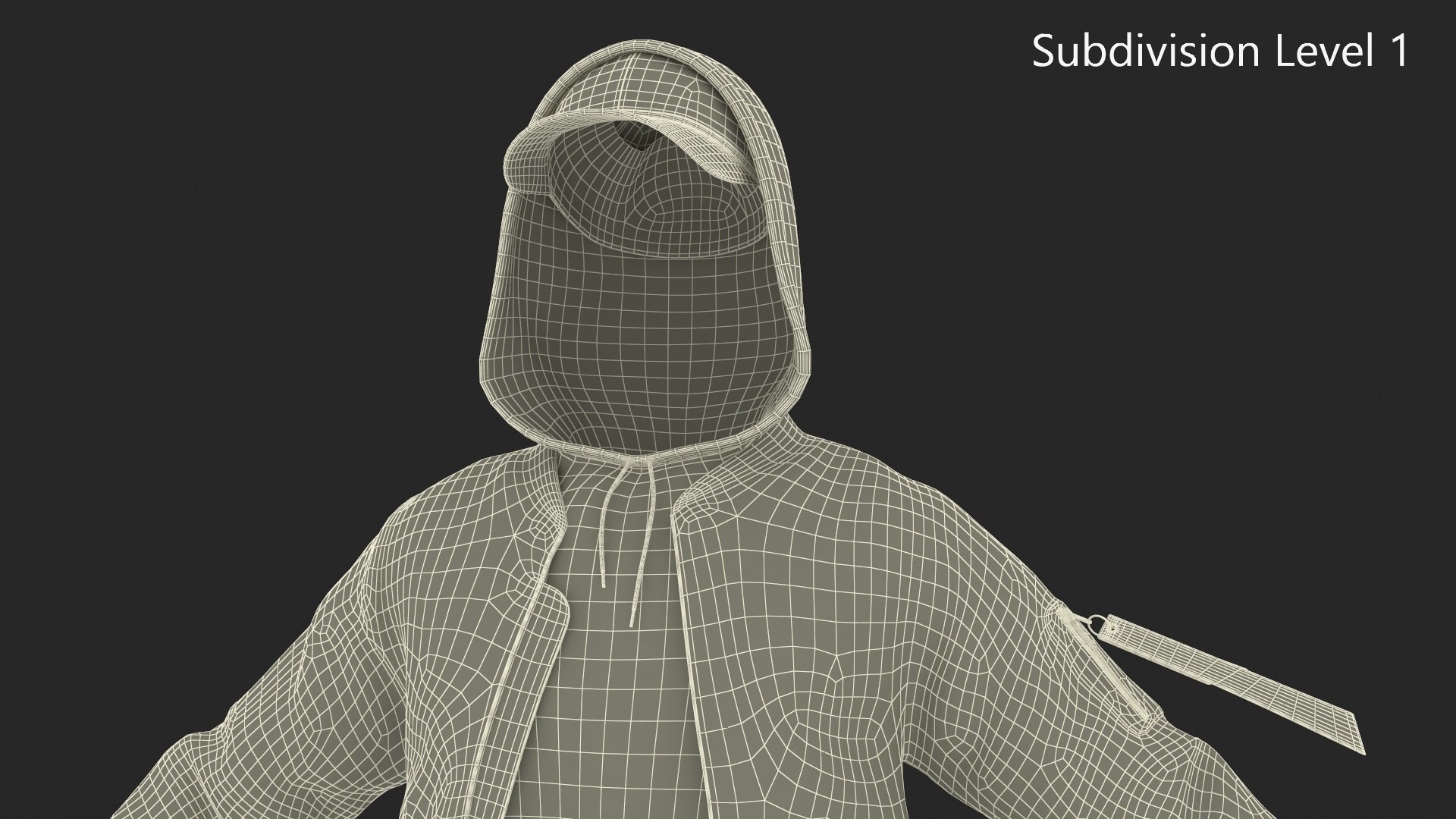 3D Urban Hacker Male Outfit With Mask Black - TurboSquid 2426470