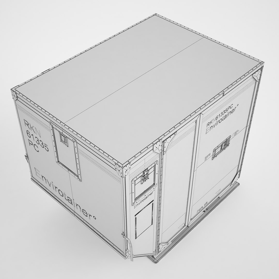 Airport Container 3d Model