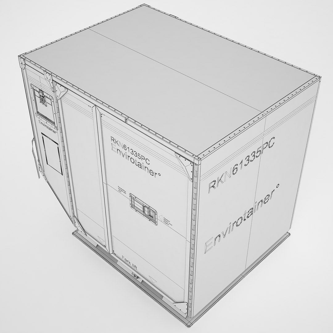 Airport Container 3d Model
