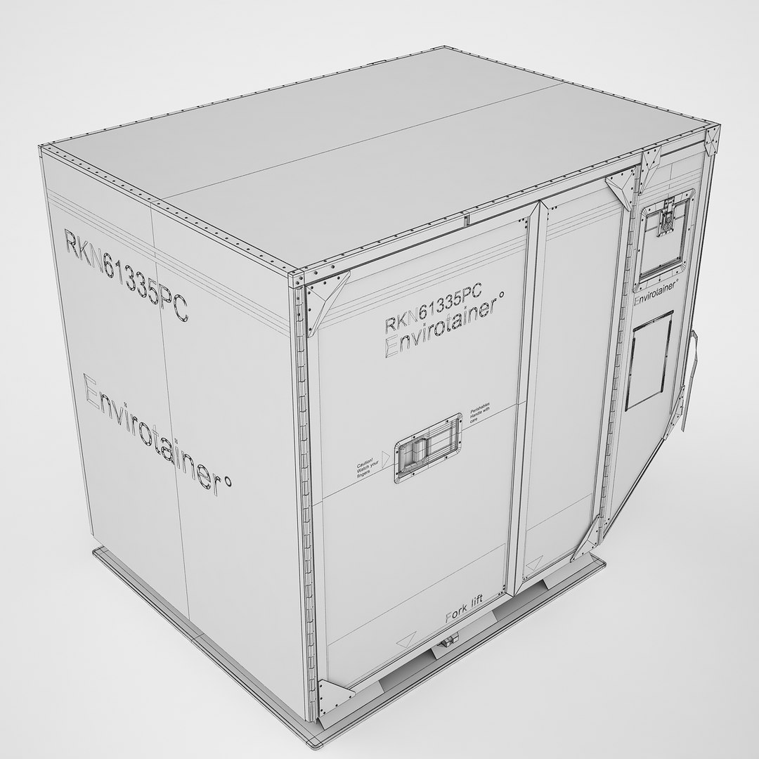 Airport Container 3d Model