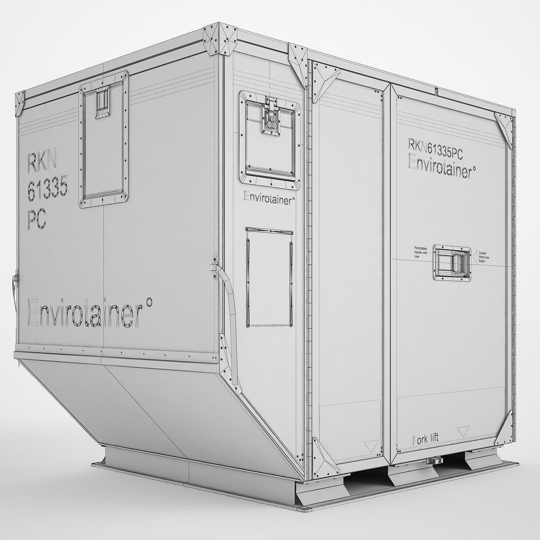 Airport Container 3d Model