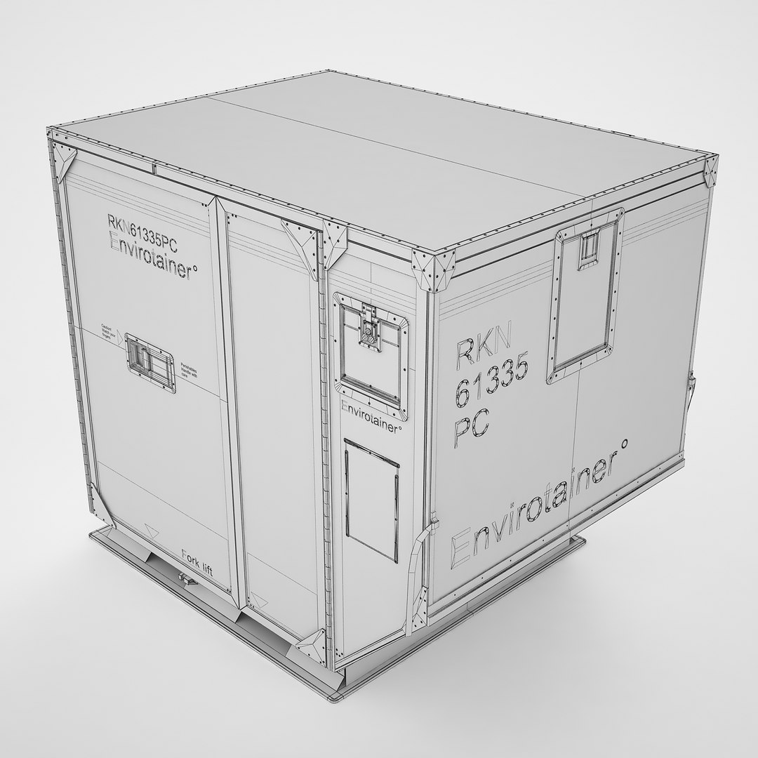 Airport Container 3d Model