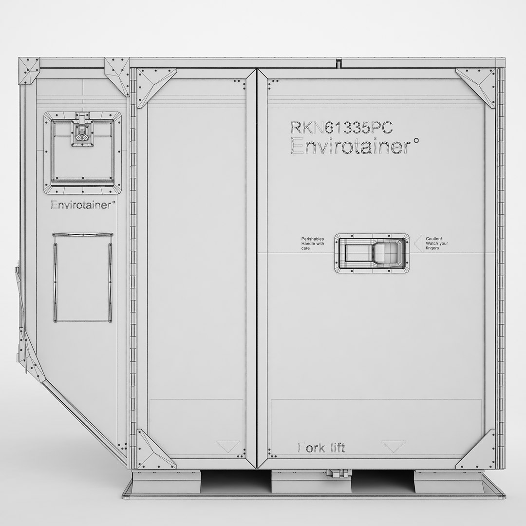 Airport Container 3d Model