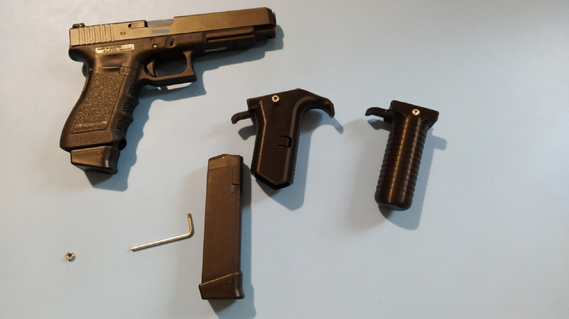 ANGLED MAG HOLDER FOREGRIP FOR GLOCK GEN 3 3D Model - TurboSquid 2199456