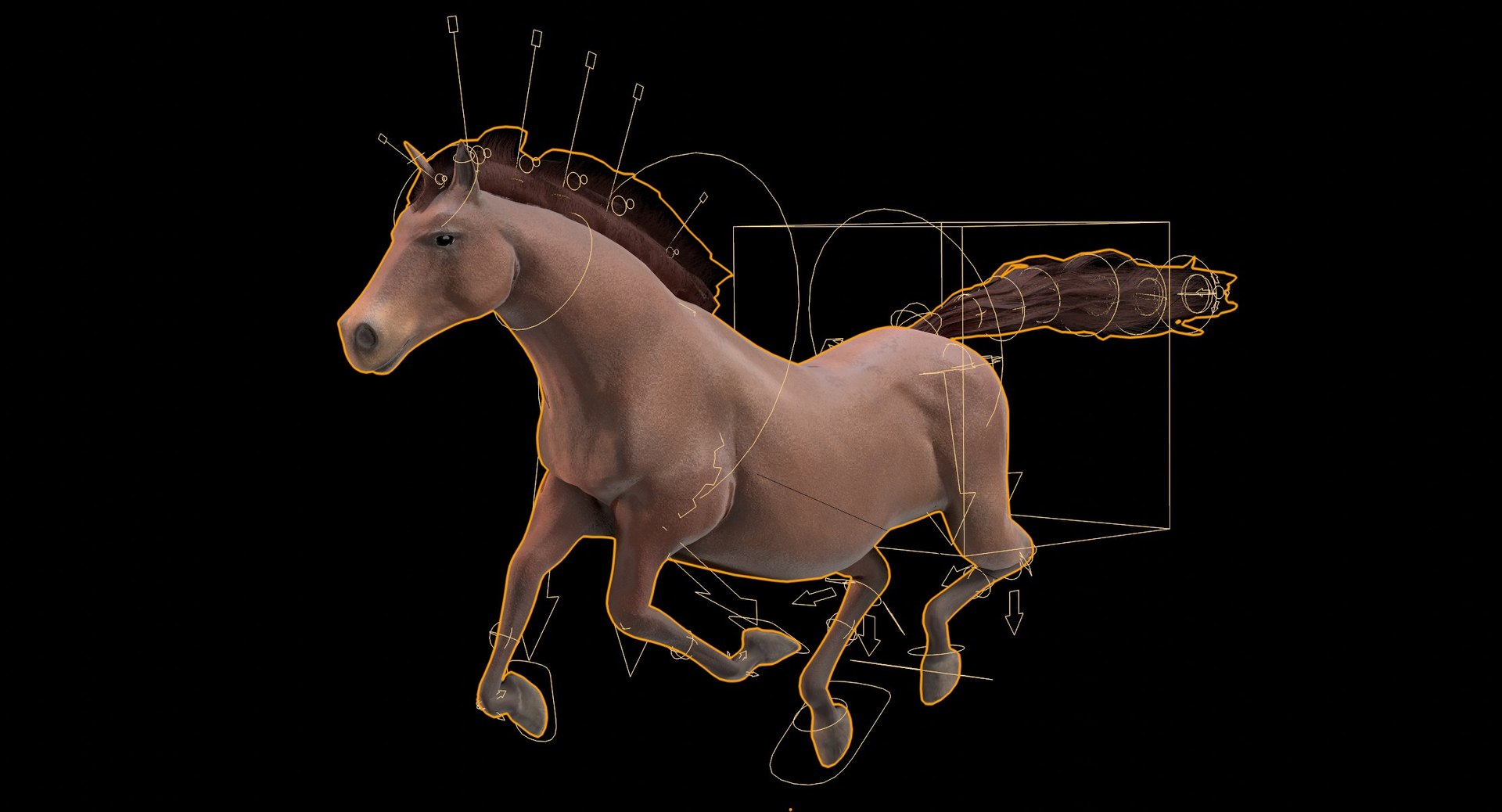 3D Horse Blender Walk - TurboSquid 1253053