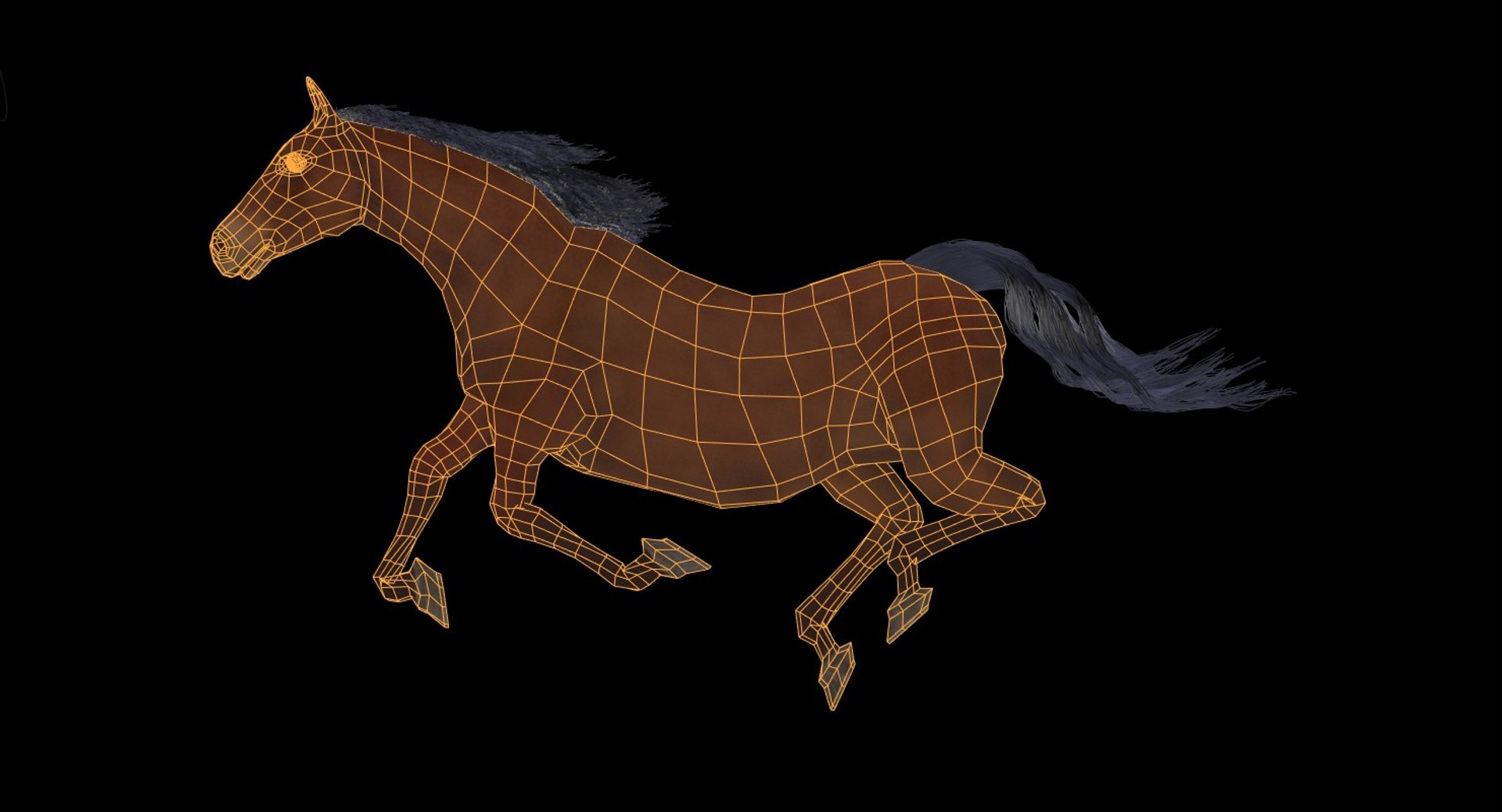 3D Horse Blender Walk - TurboSquid 1253053