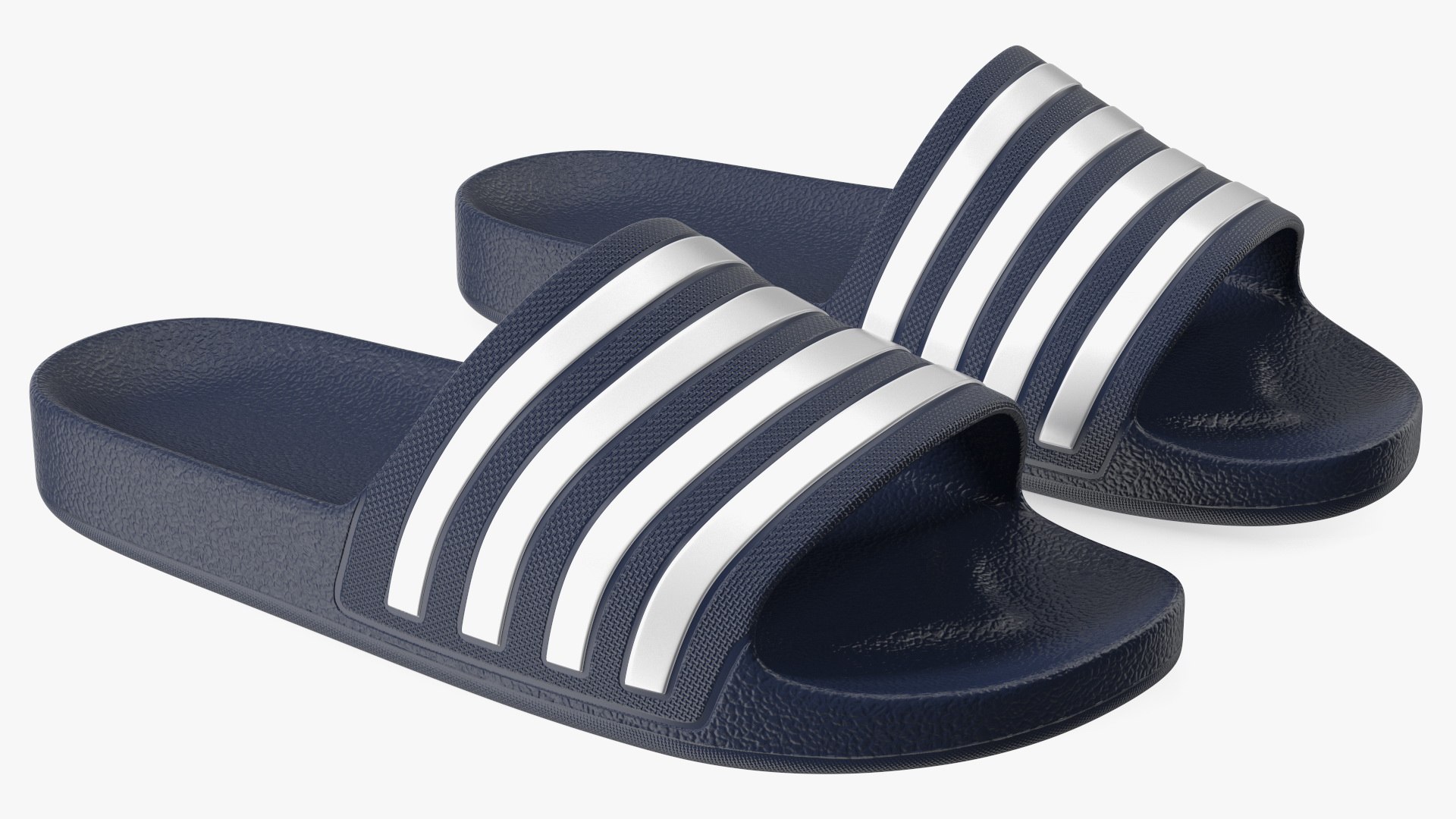 Dark Blue Rubber Flip-Flops Slippers 3D model - TurboSquid 1965722