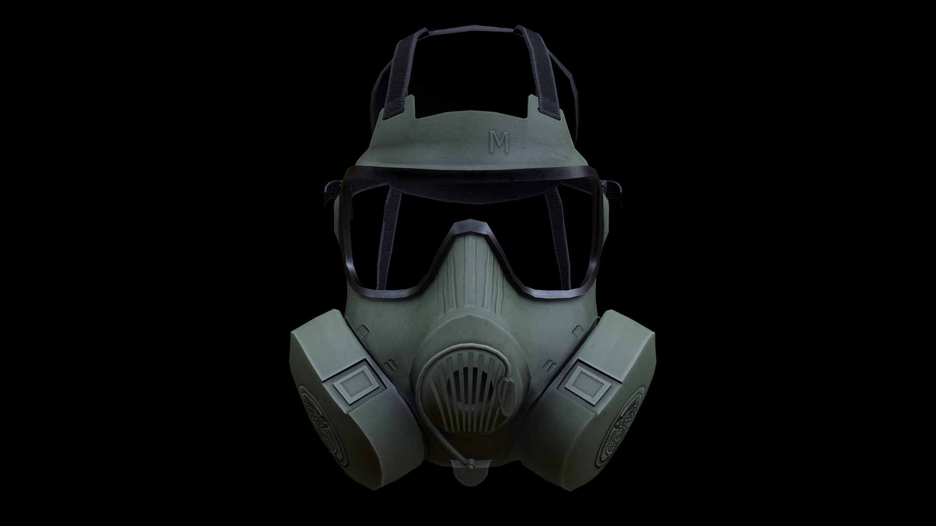 3D M50 Gasmask - TurboSquid 1718370