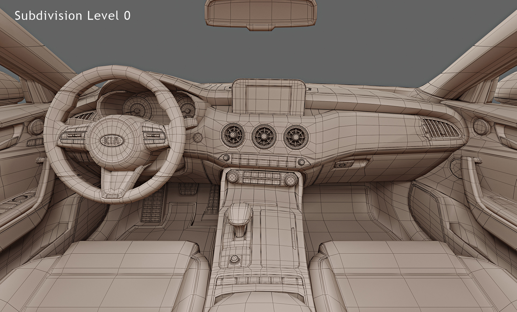 3D 2019 kia stinger model - TurboSquid 1466069