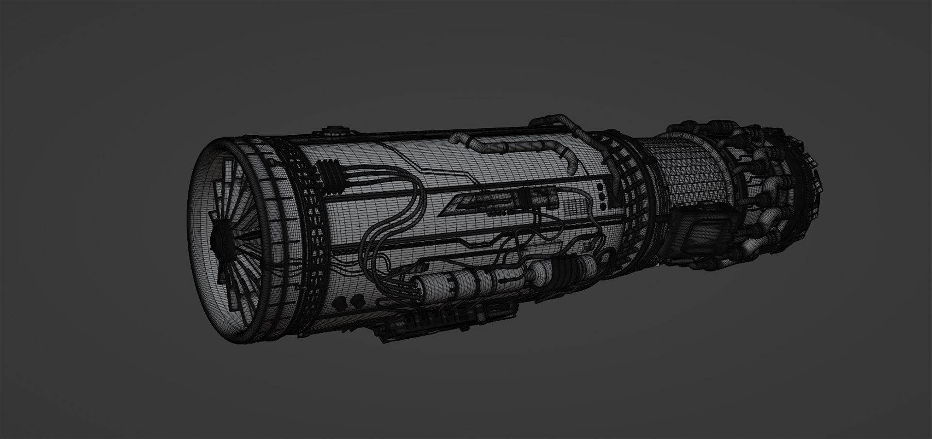 3D Turbojet Engine - TurboSquid 2042803