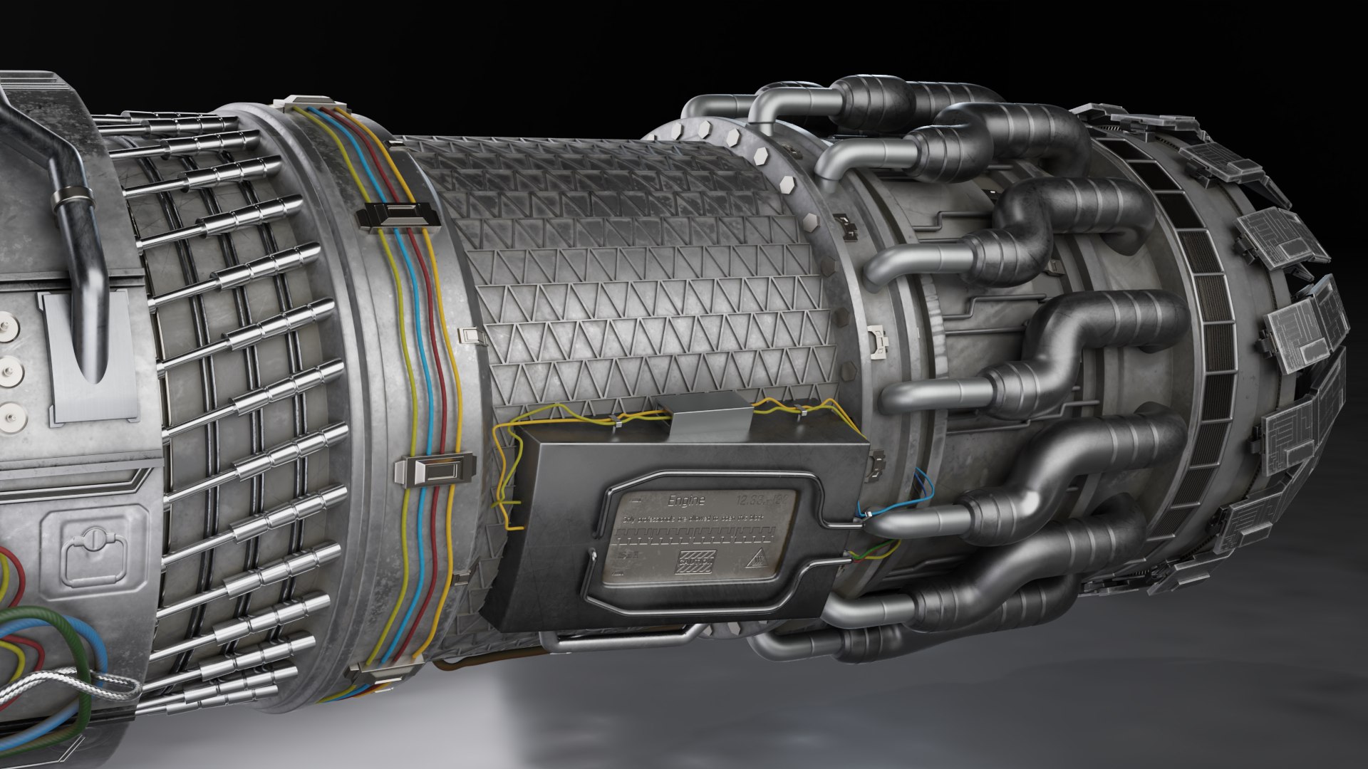 3D Turbojet Engine - TurboSquid 2042803