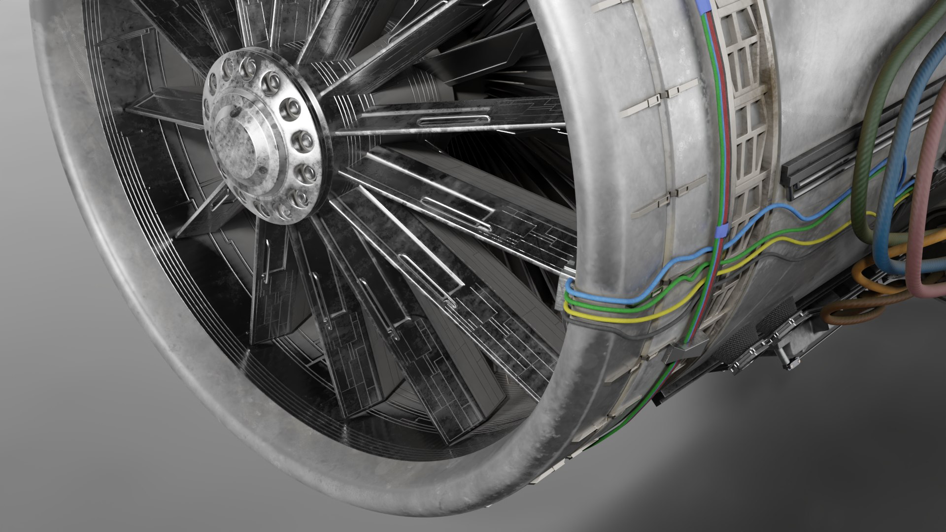 3D Turbojet Engine - TurboSquid 2042803