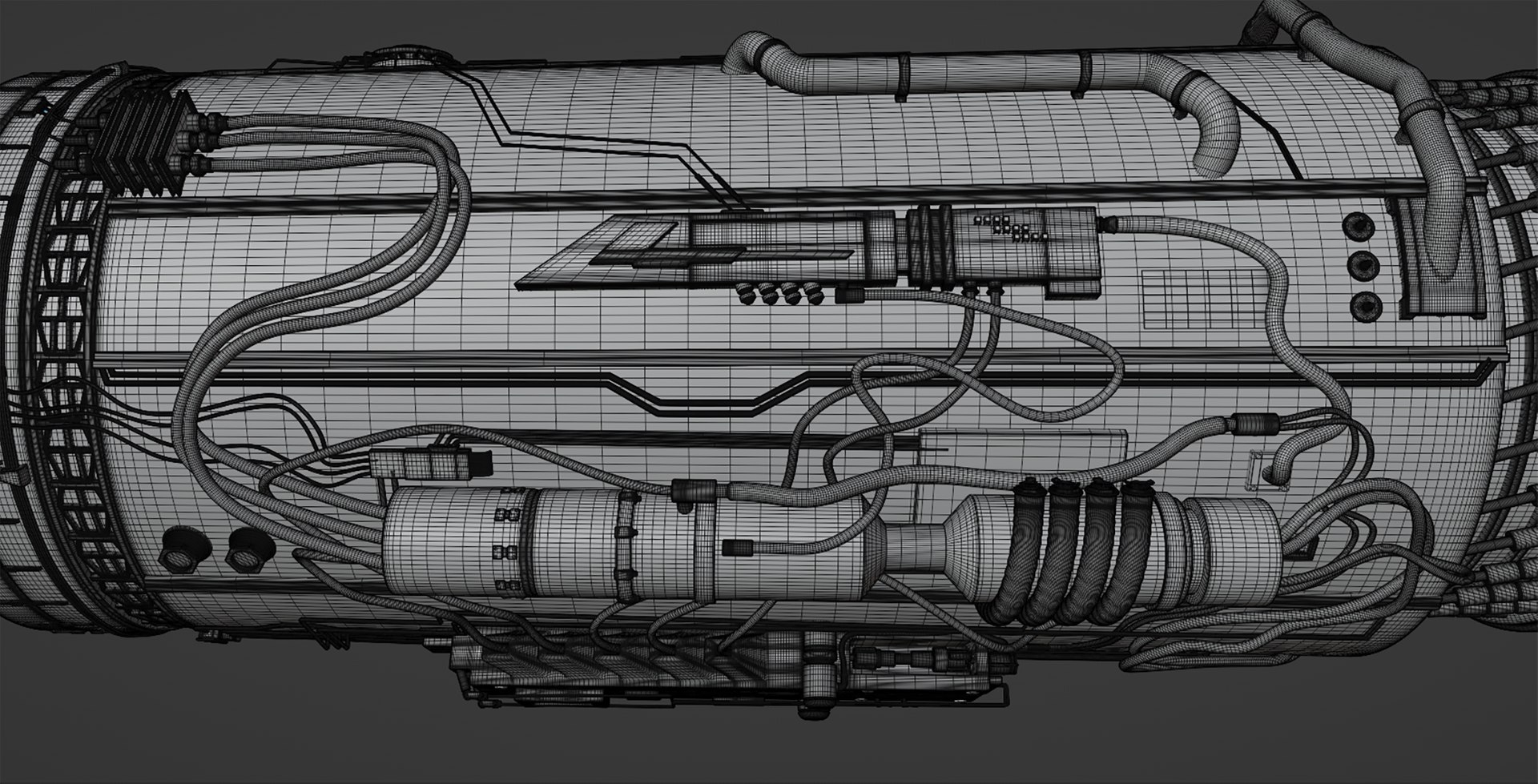 3D Turbojet Engine - TurboSquid 2042803