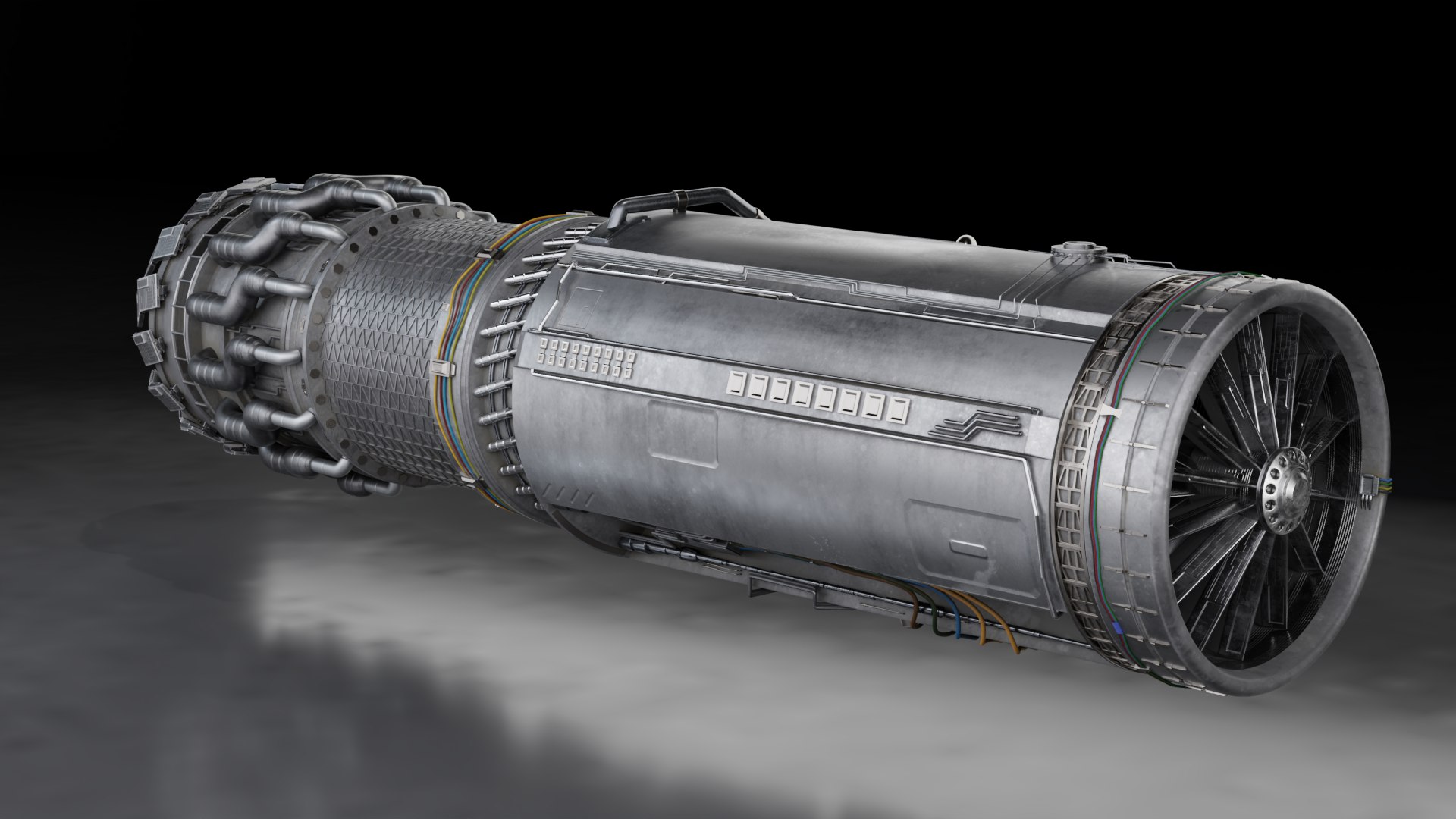 3D Turbojet Engine - TurboSquid 2042803