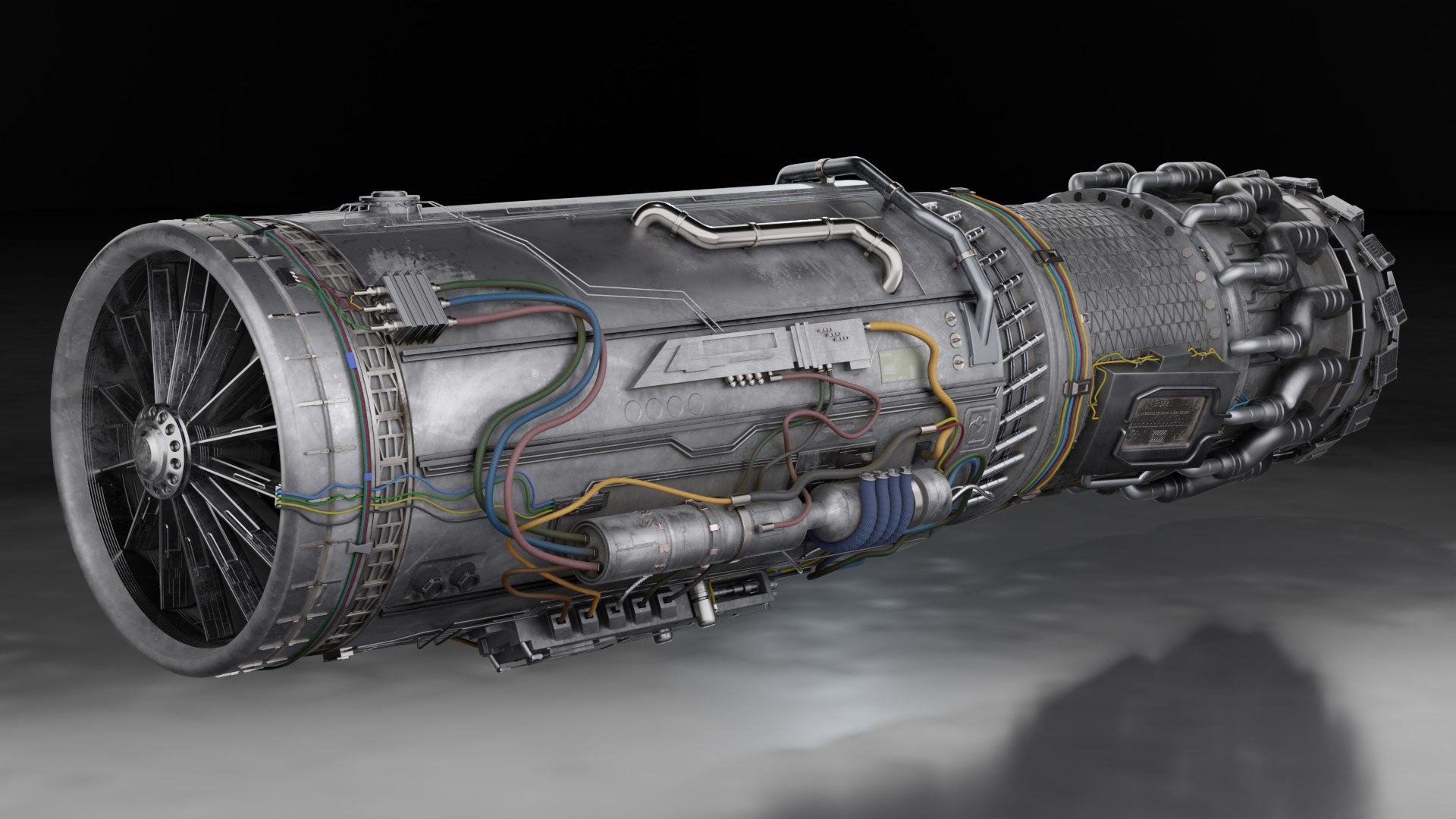 3D Turbojet Engine - TurboSquid 2042803