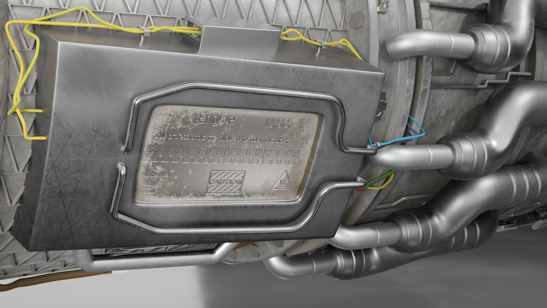 3D Turbojet Engine - TurboSquid 2042803