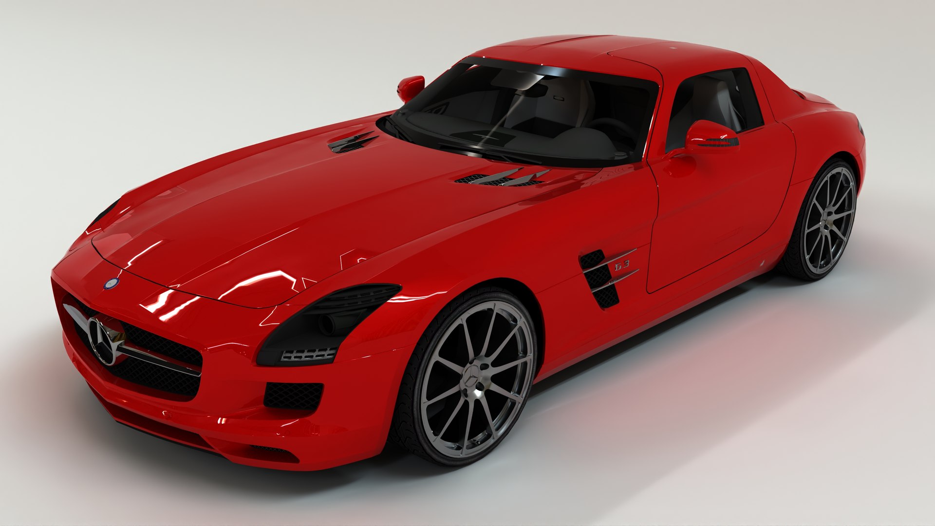 3D Mercedes-Benz SLS AMG Model - TurboSquid 2329992