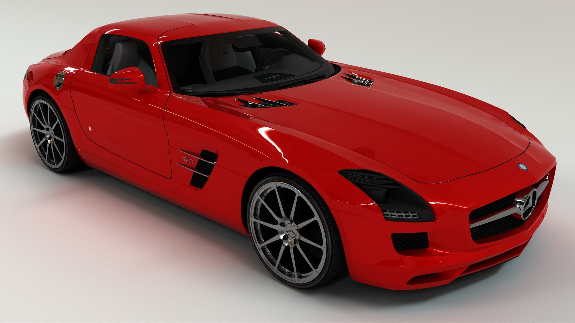 3D Mercedes-Benz SLS AMG Model - TurboSquid 2329992