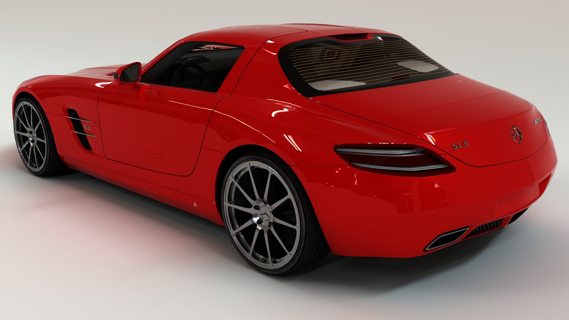 3D Mercedes-Benz SLS AMG Model - TurboSquid 2329992