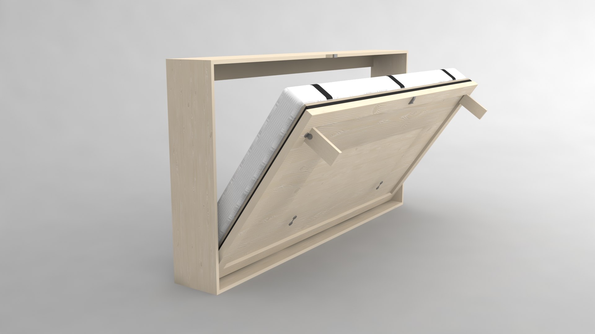 Murphy Wall Bed 3D Model - TurboSquid 1806729