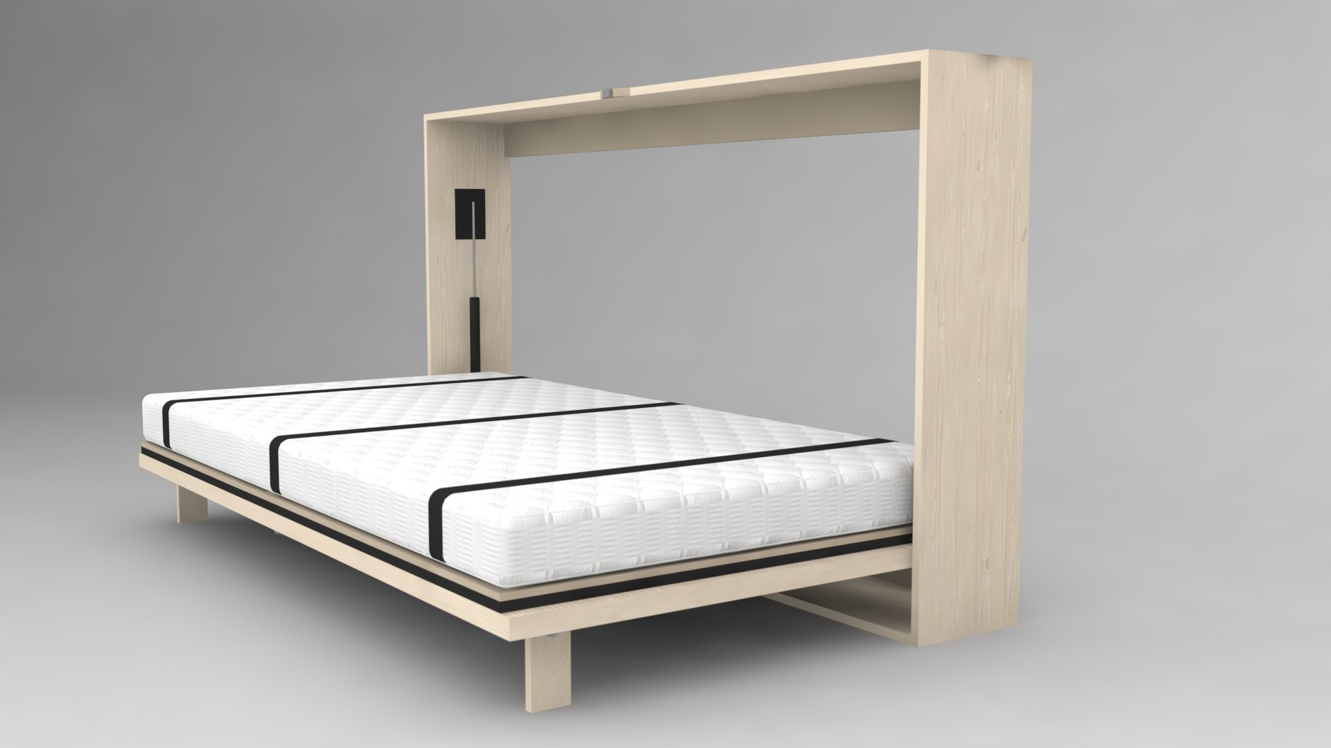 Murphy Wall Bed 3D Model - TurboSquid 1806729