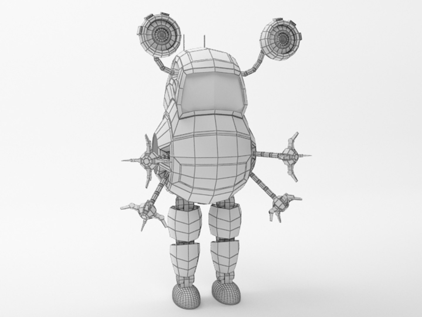 3d robot model