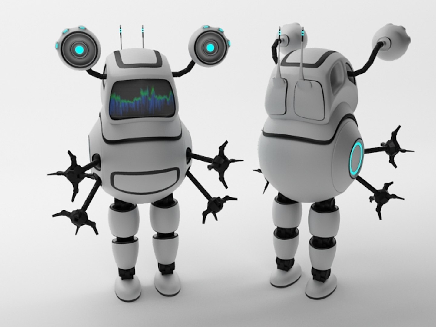 3d robot model