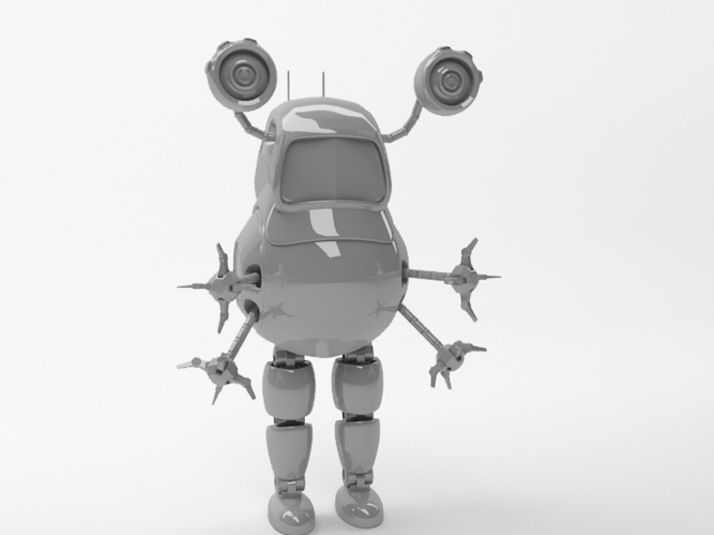3d robot model