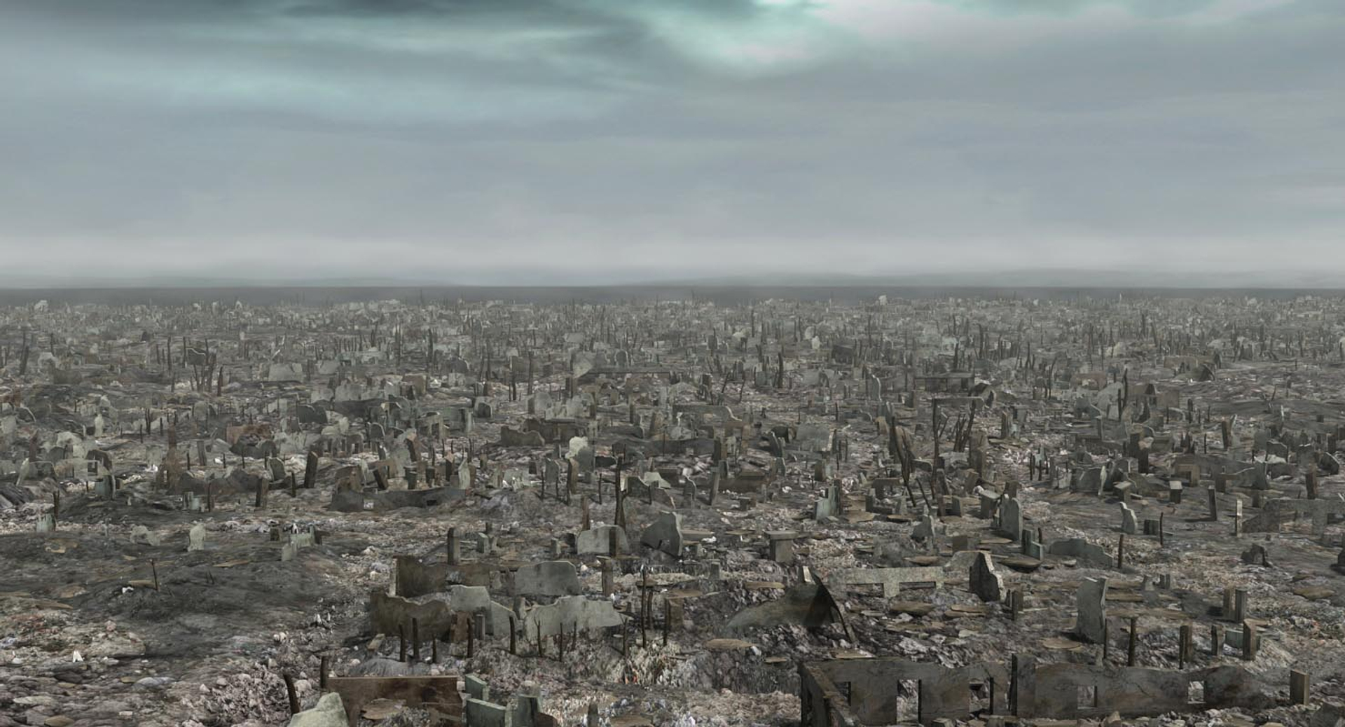 3d Ruined City - Fallout